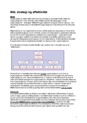 Hvordan organisasjoner fungerer - Kap. 1-12 - Høgskulen på Vestlandet / Handelshøyskolen BI ...