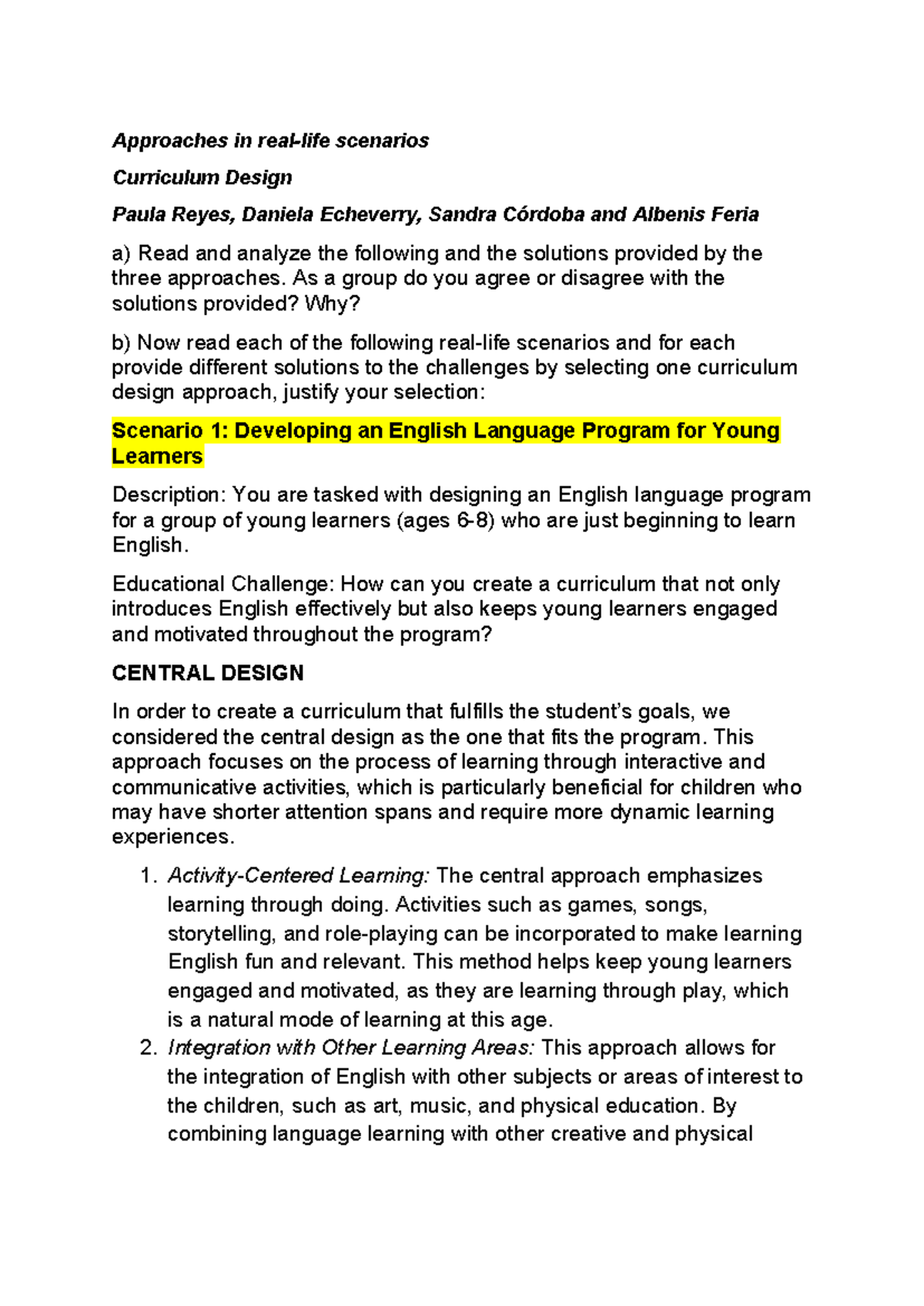 Collaborative practical activity Paula Reyes, Daniela Echeverry y ...