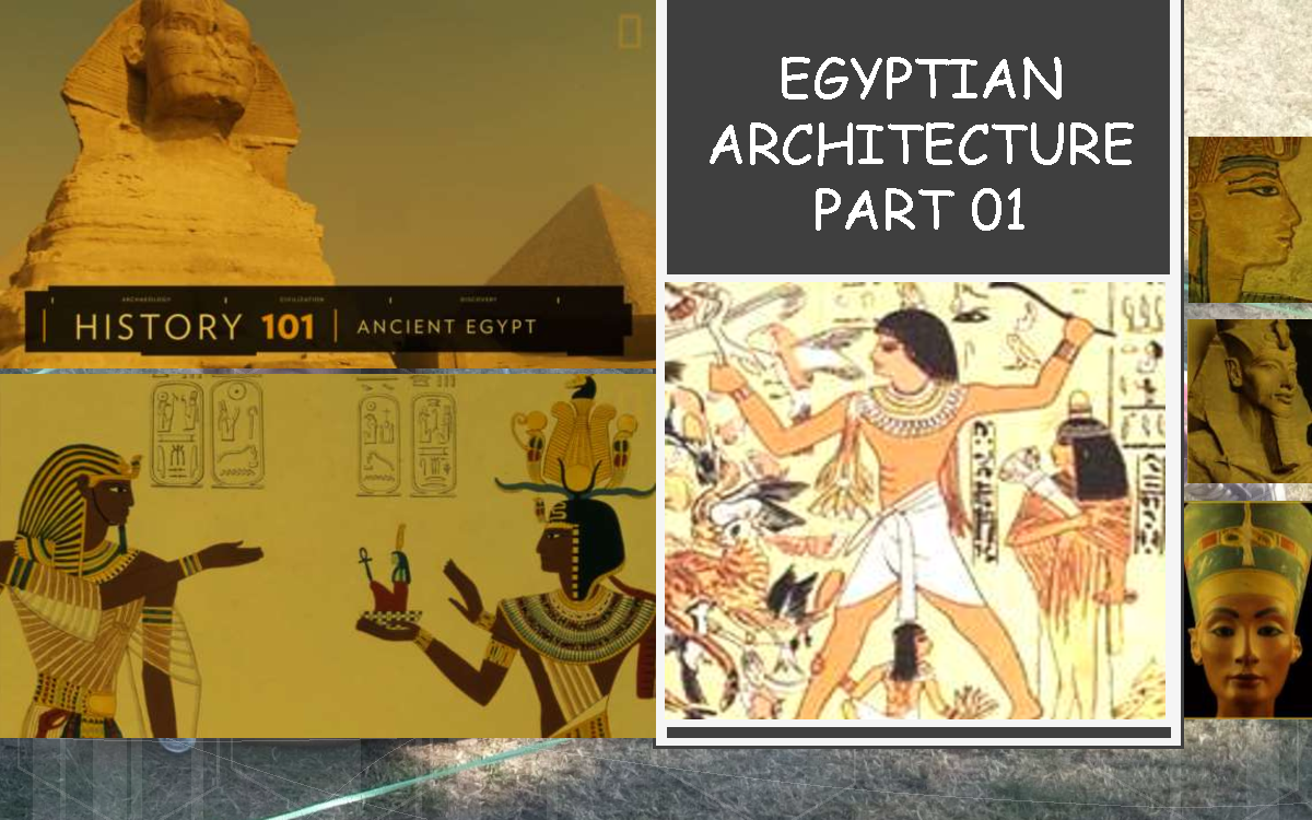 Egyptian Archre PT. 1 - EGYPTIAN ARCHITECTURE PART 01 EGYPTIAN ...
