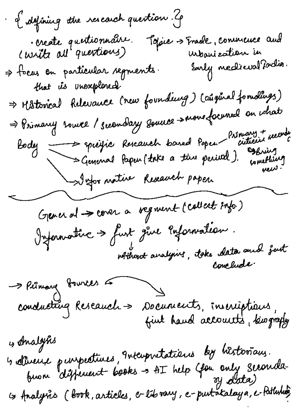 How to write a Research Paper 2 - defining the research question ...