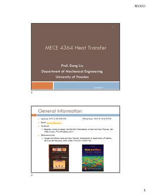 HW#6 Solution - assignment for class - MEEN 461 - HW#6 Solution - Studocu