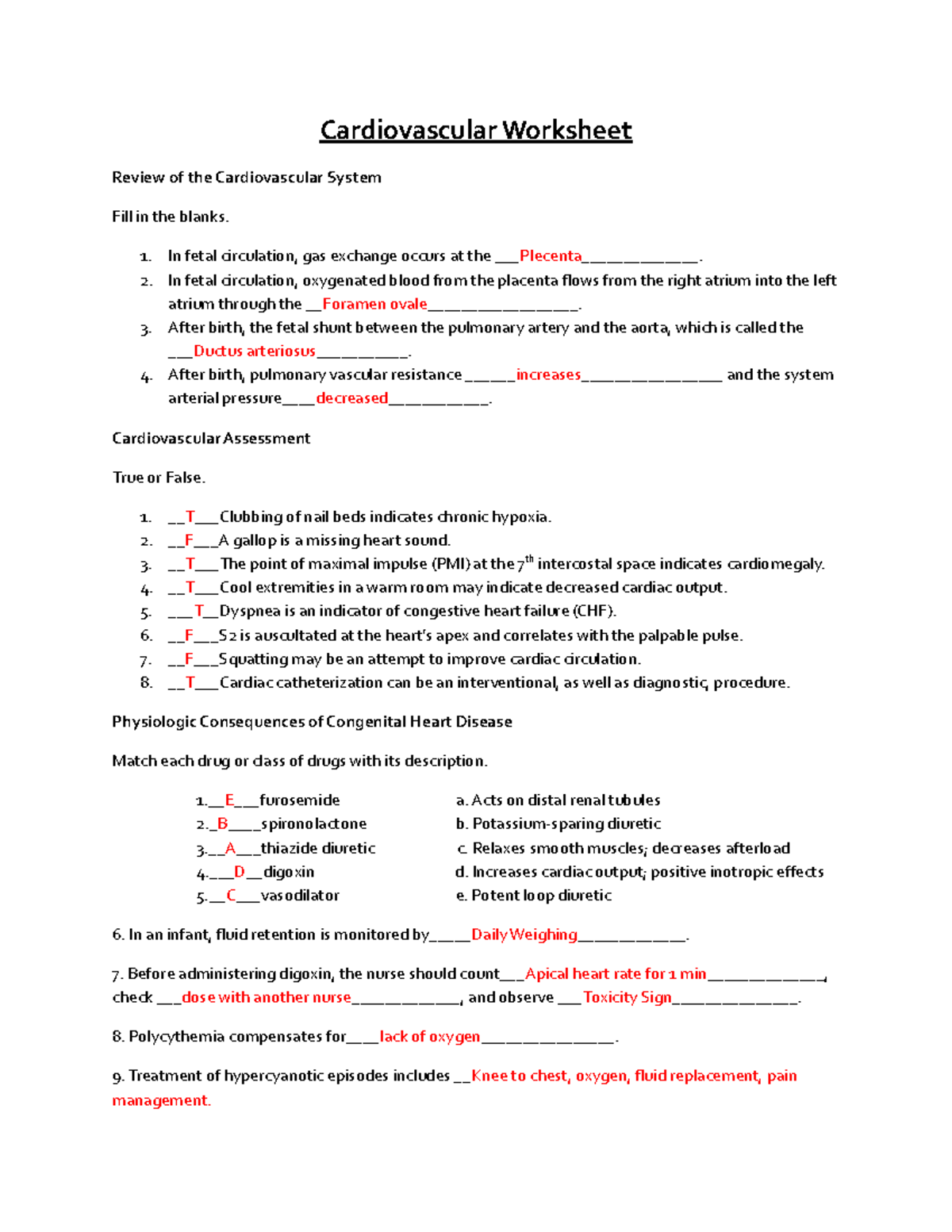 Cardiovascular Worksheet Cardiovascular Worksheet Review Of The cardiovascular-worksheet-cardiovascular-worksheet-review-of-the