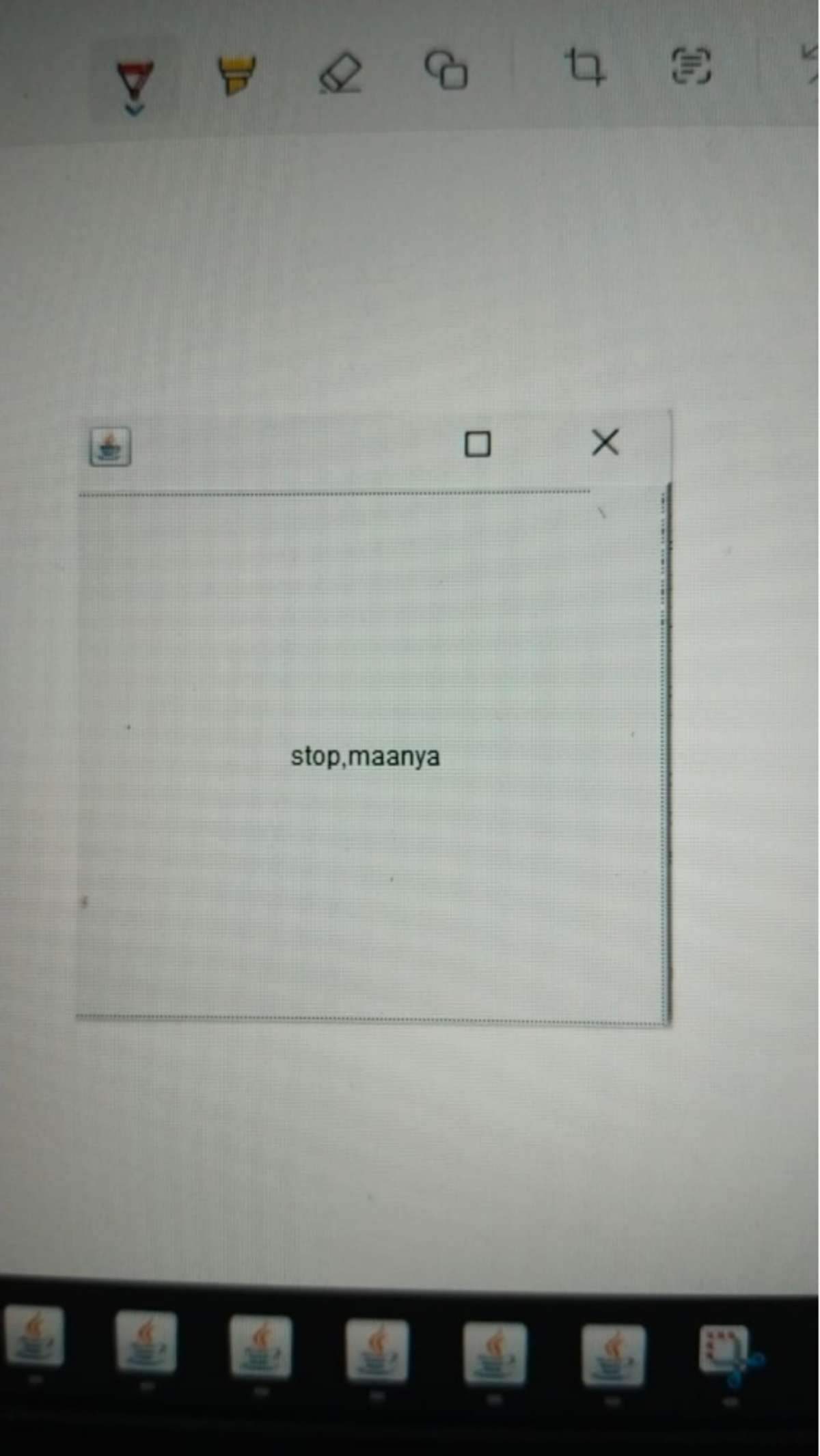 Java - Important questions - t X X stop,maanya X start,maanya, NORTH WE ST CENTER EAST SOUTH ...