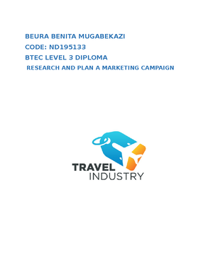 MOCK 2 - UNIT 2 copy - Unit 2 - Developing a Marketing campaign example mock - Unit 2 ...