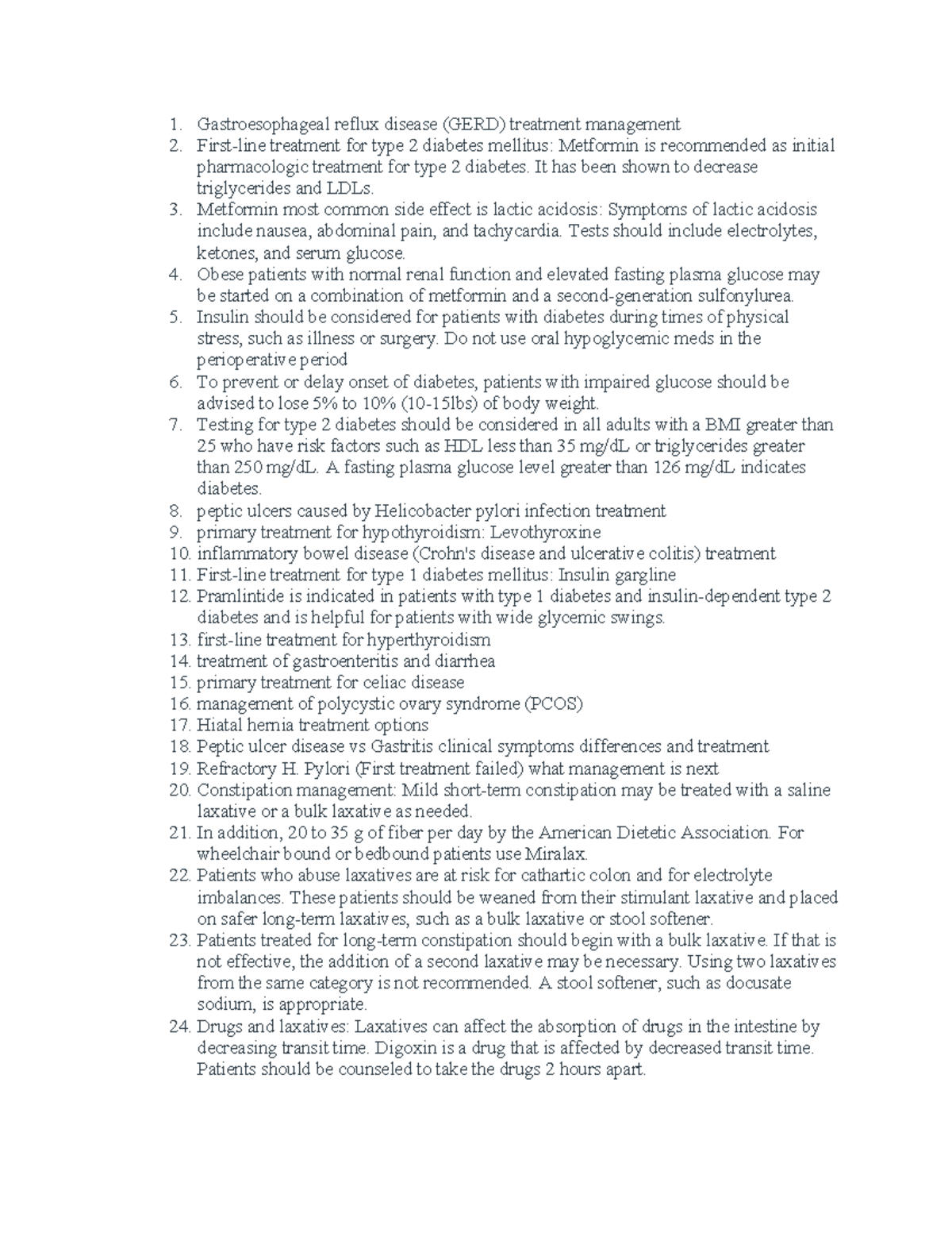 Pharm Blueprint 5 - Gastroesophageal reflux disease (GERD) treatment ...