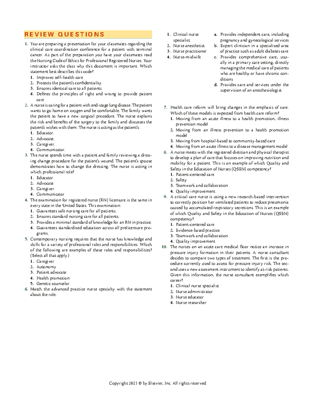 Chapter 001 - notes - R E V I E W Q U E S T I O N S You are preparing a ...