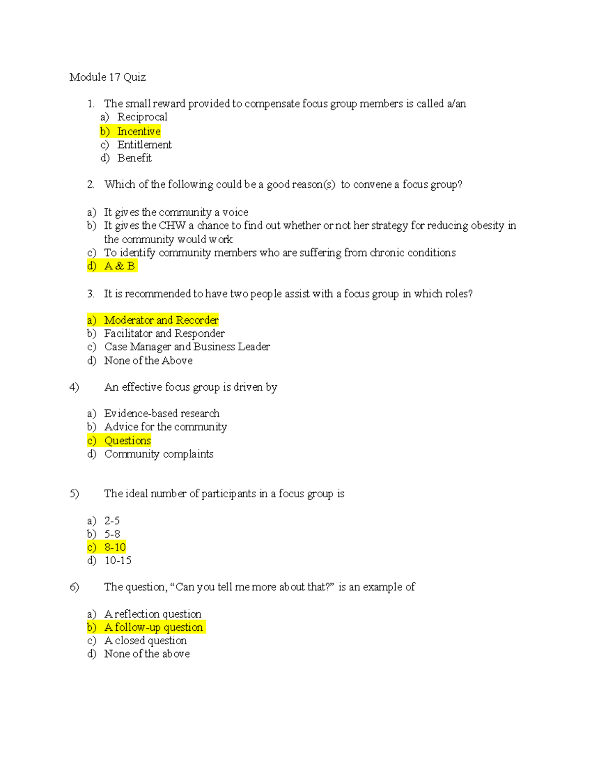 Module 17 Quiz - The nurse is teaching a client about the function of ...