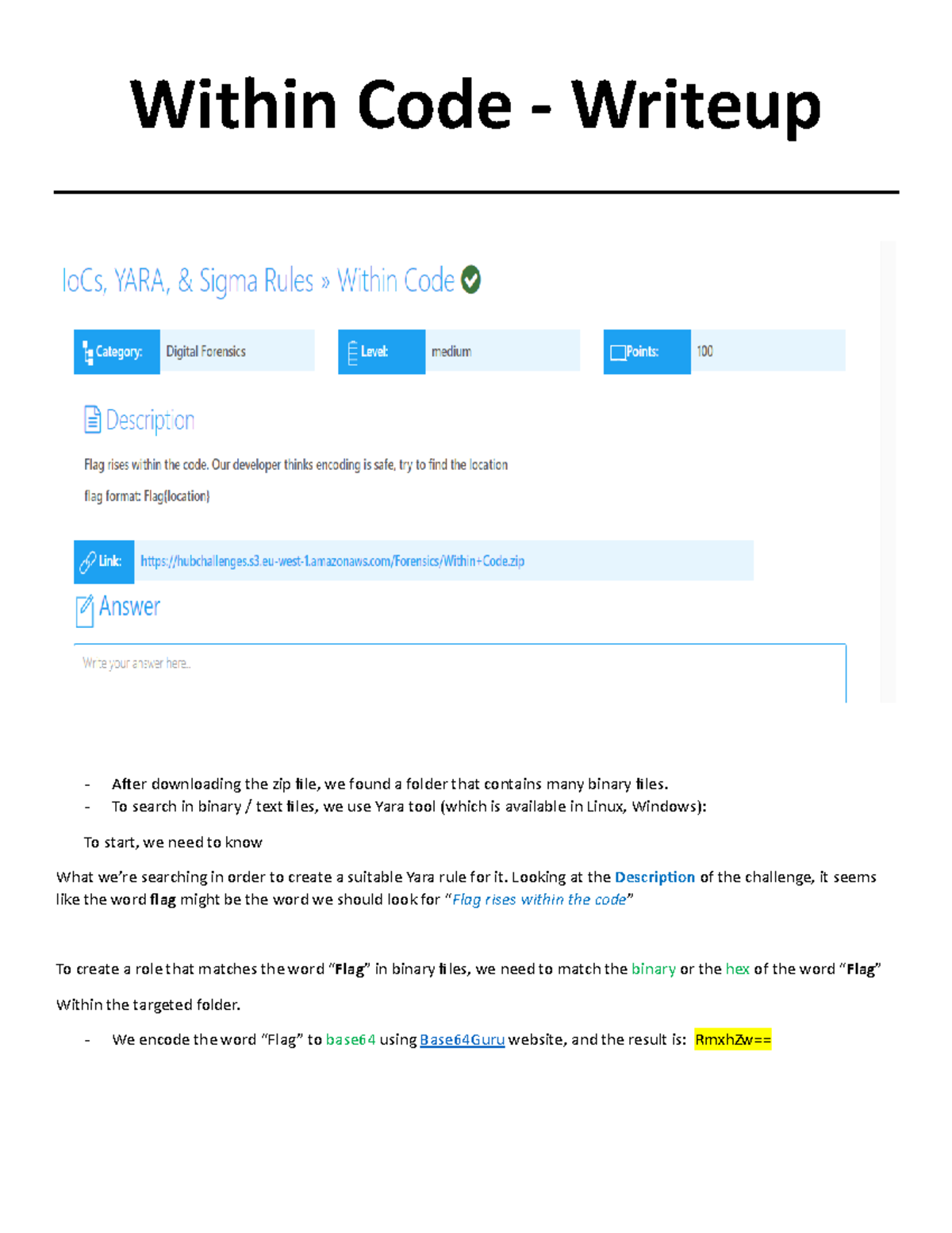 Within Code - Writeup - Within Code - Writeup After downloading the zip file, we found a folder ...