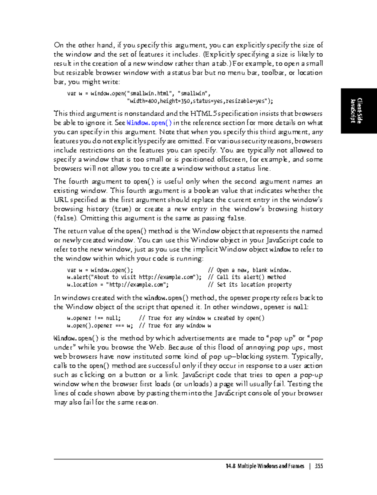 Web Programming Using Java Script On The Other Hand If You Specify This Argument You Can