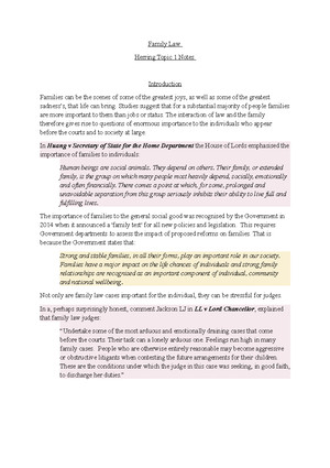 FAM LAW - Revision PACK 2 - FAM LAW: Revision Pack 2 – Topic 1 ...