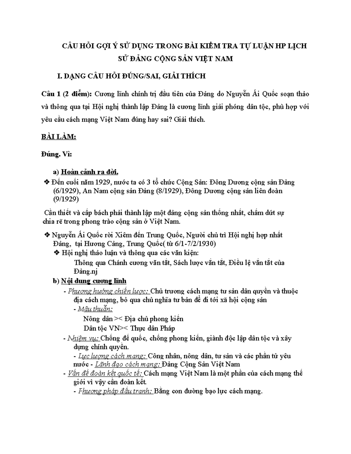 Cau hoi kiem tra tu luan lsd ky 1 nam 2022 2023 - CÂU HỎI GỢI Ý SỬ DỤNG ...