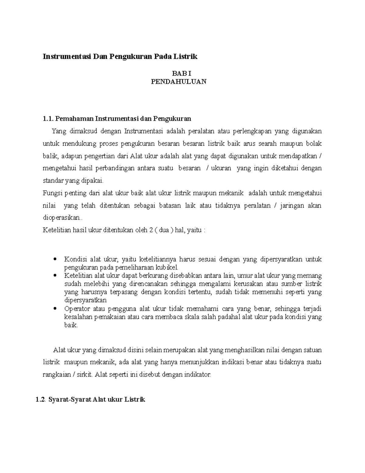 Instrumentasi Dan Pengukuran Pada Listrik - Fungsi penting dari alat ...