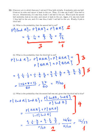 Probability Stochastic Processes Exam - 2021 Fall Semester BBL501E ...