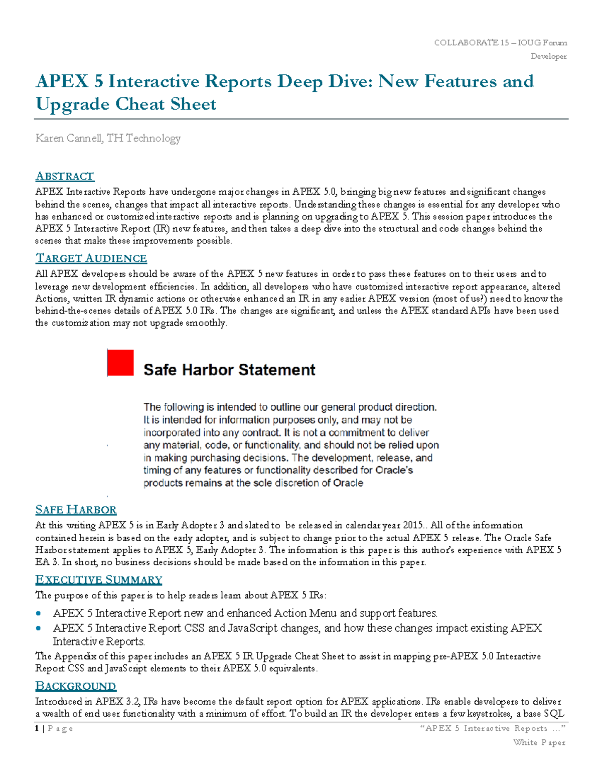 APEX 5 Interactive Reports Deep Dive ( PDFDrive.com ) - Developer 1 | P ...
