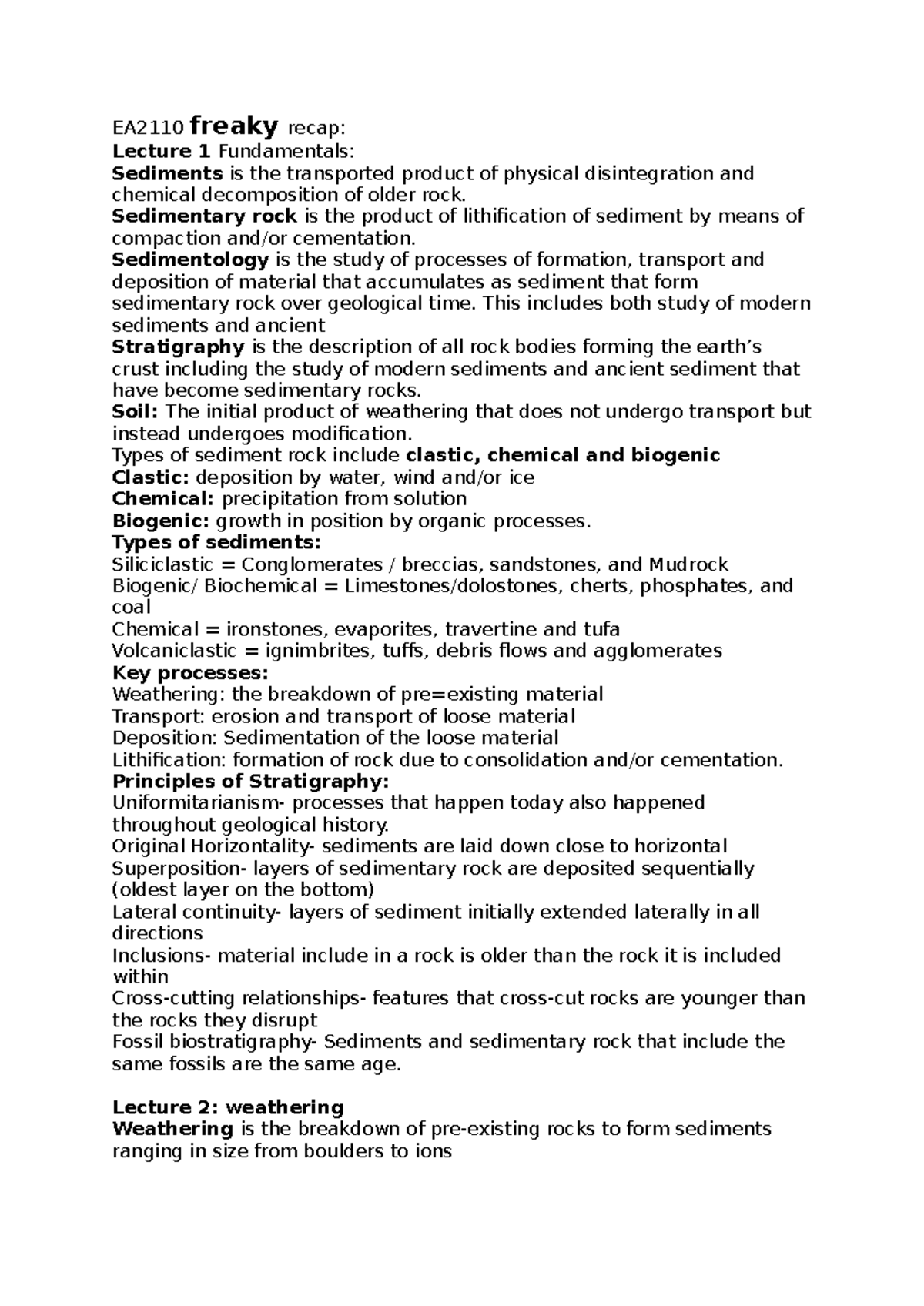 EA2110 freaky recap - Detailed notes of the semester - EA2110 freaky ...