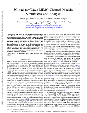 6G Channel Models - COMMUNICATION - 6G Wireless Channel Measurements ...
