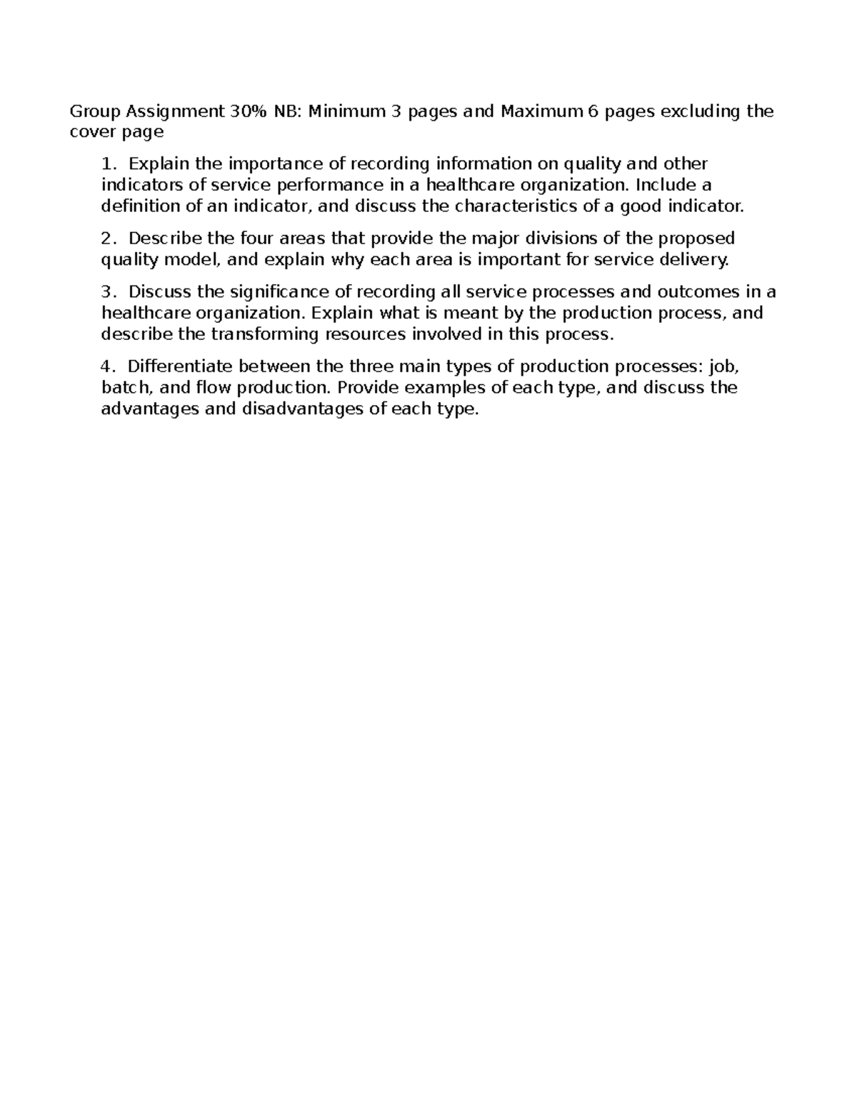 Group Assignment 30 - project planning Assistant - Group Assignment 30% ...