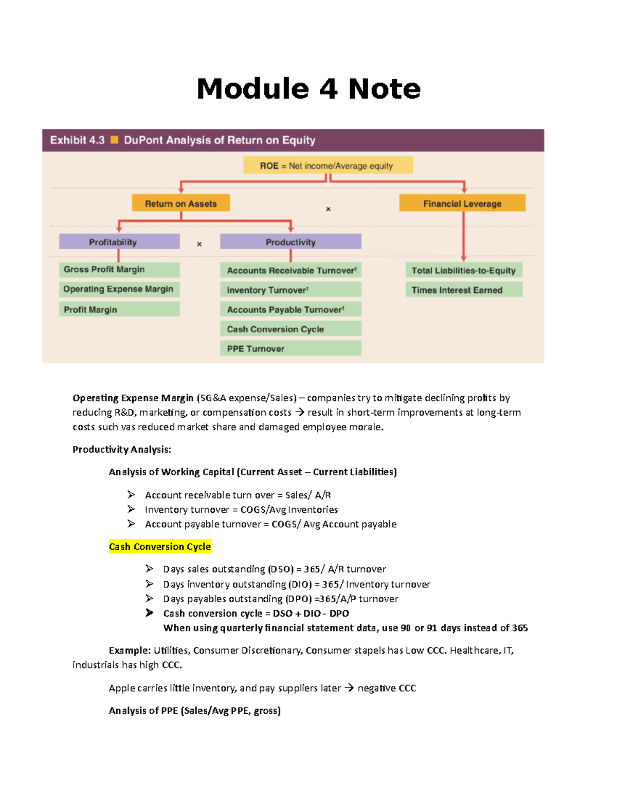 Module 4 Note - Accounting note - Module 4 Note Operating Expense ...