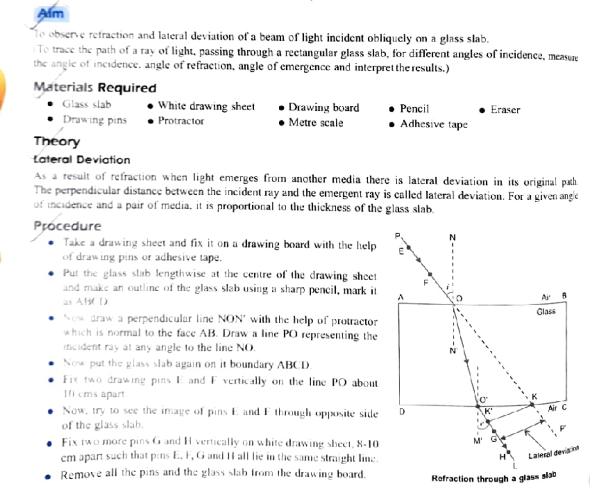 Activity 05 - FOR CLASS 12 - Afm To obsere retraction and lateral ...