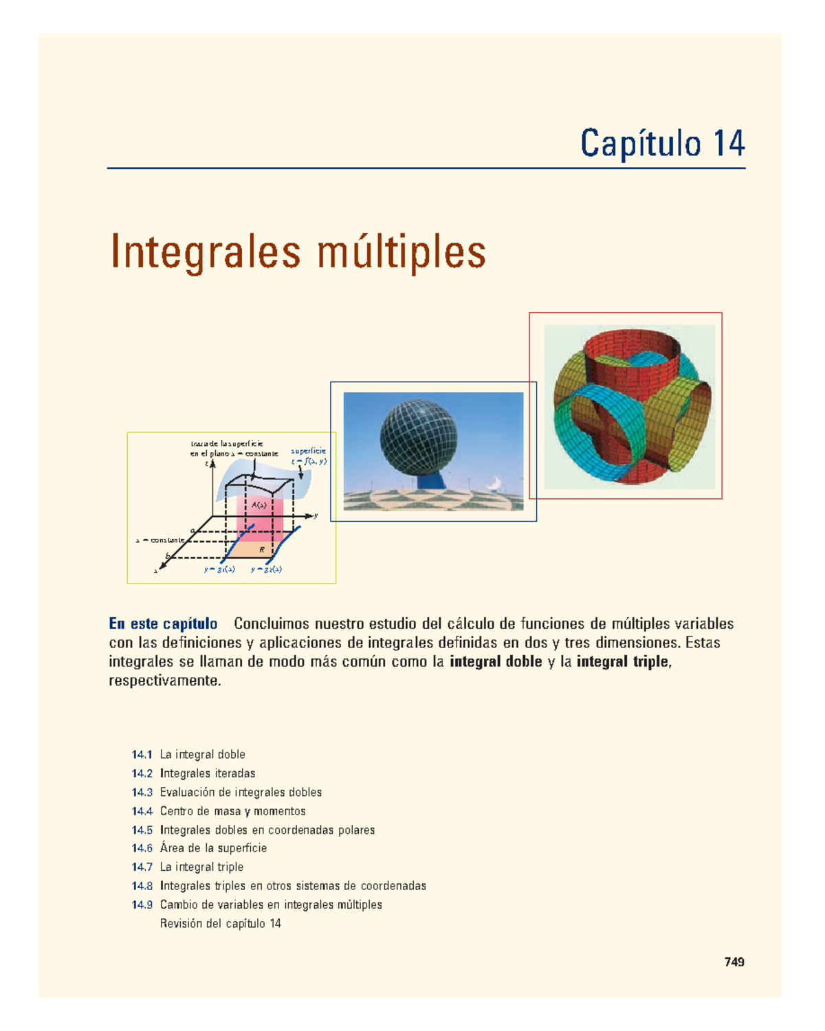 Integrales Multiples - Integrales múltiples En este capítulo Concluimos ...