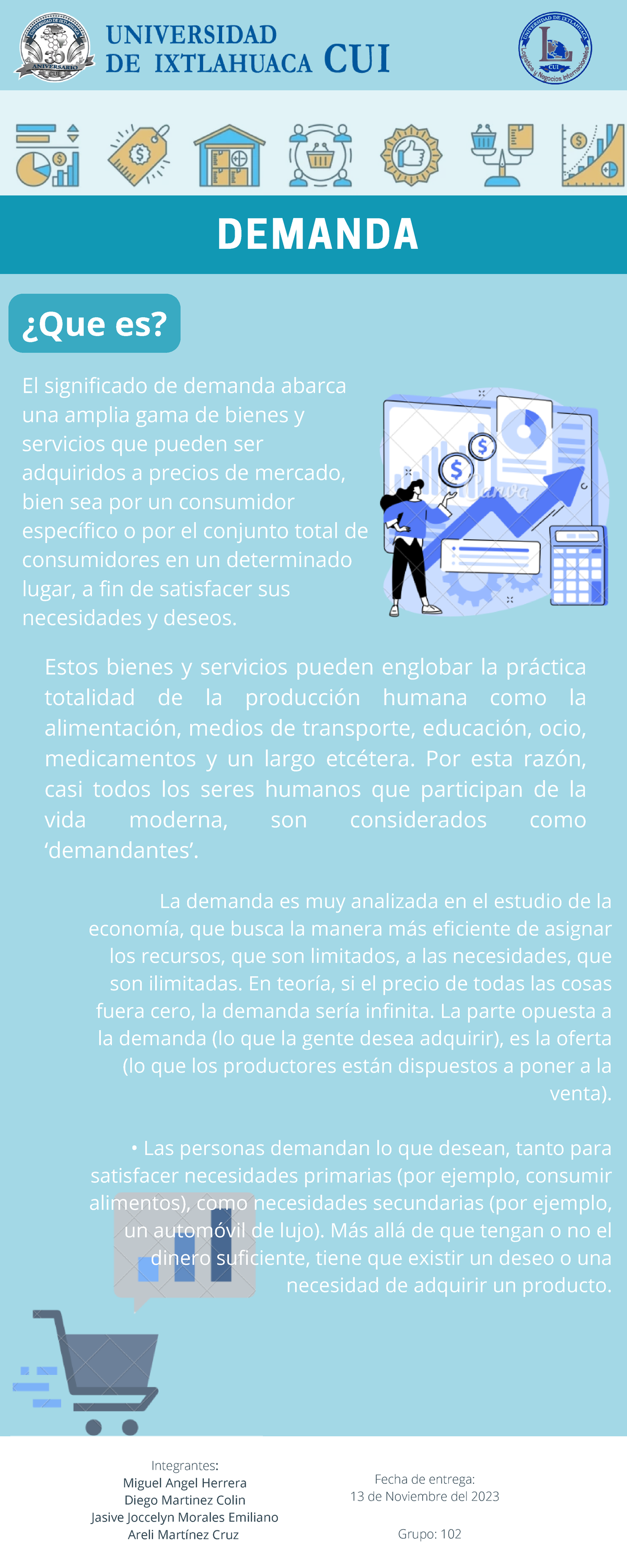 Infografia Demanda - El significado de demanda abarca una amplia gama ...