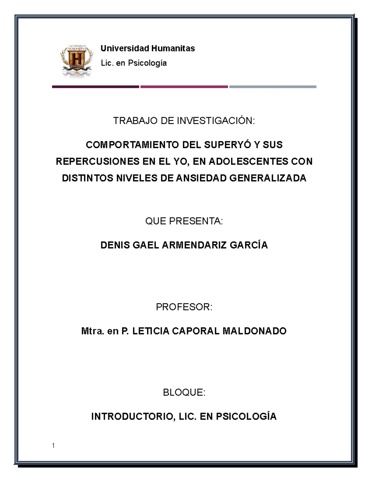 Investigacion Final - si si si creo que si aveces no pero simon slo k ...