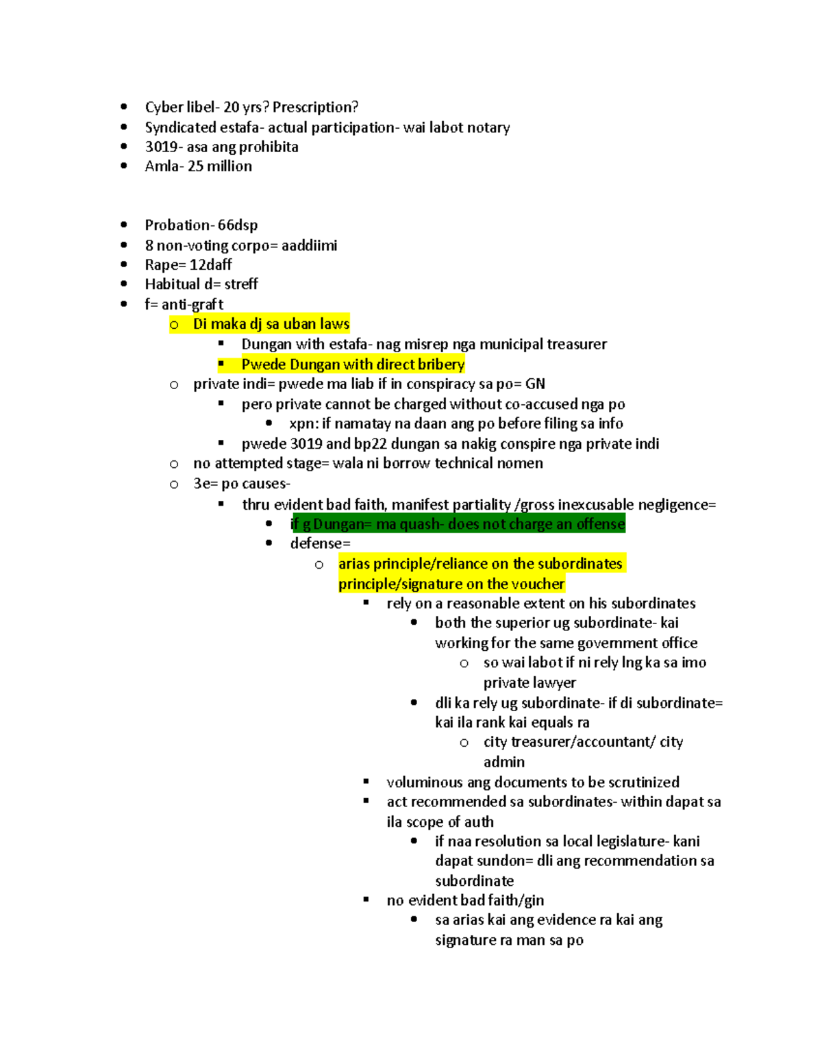 Esuwat later - notes - Cyber libel- 20 yrs? Prescription? Syndicated ...