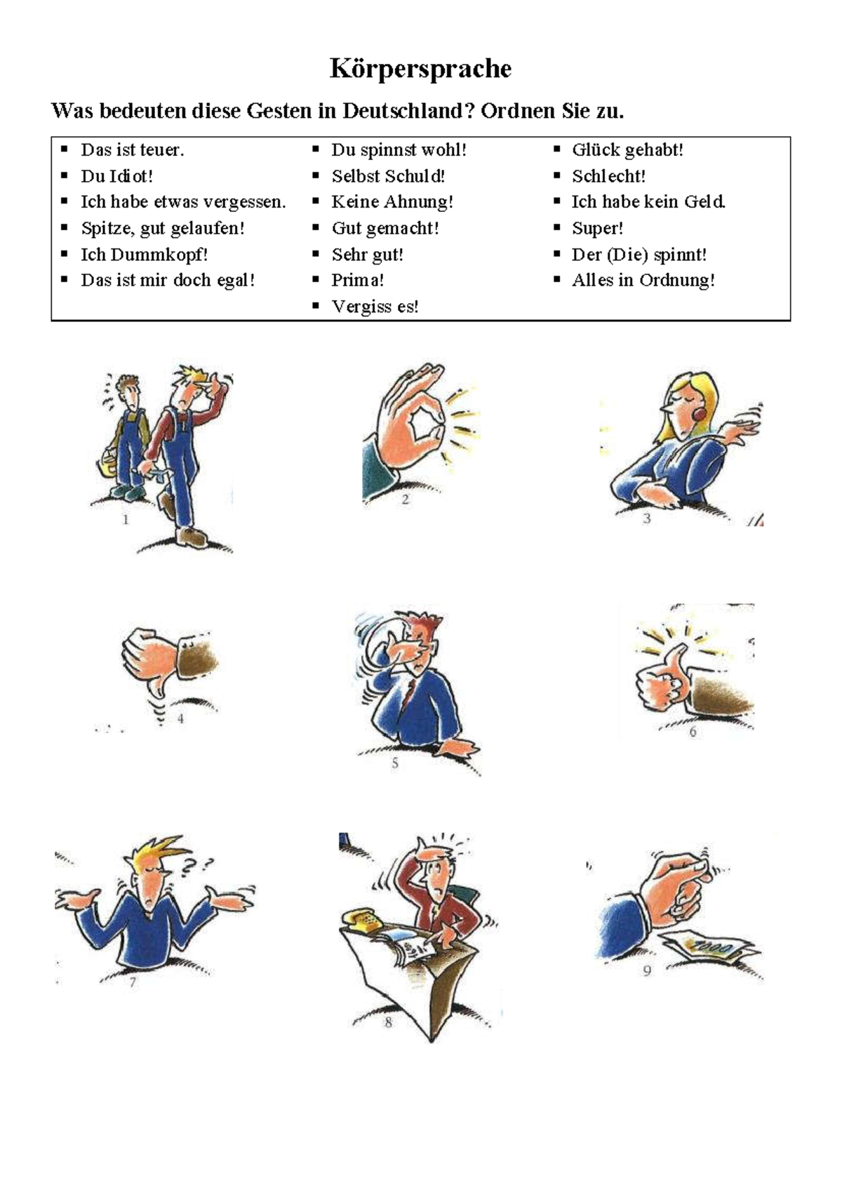 Körpersprache - btap - Körpersprache Was bedeuten diese Gesten in ...