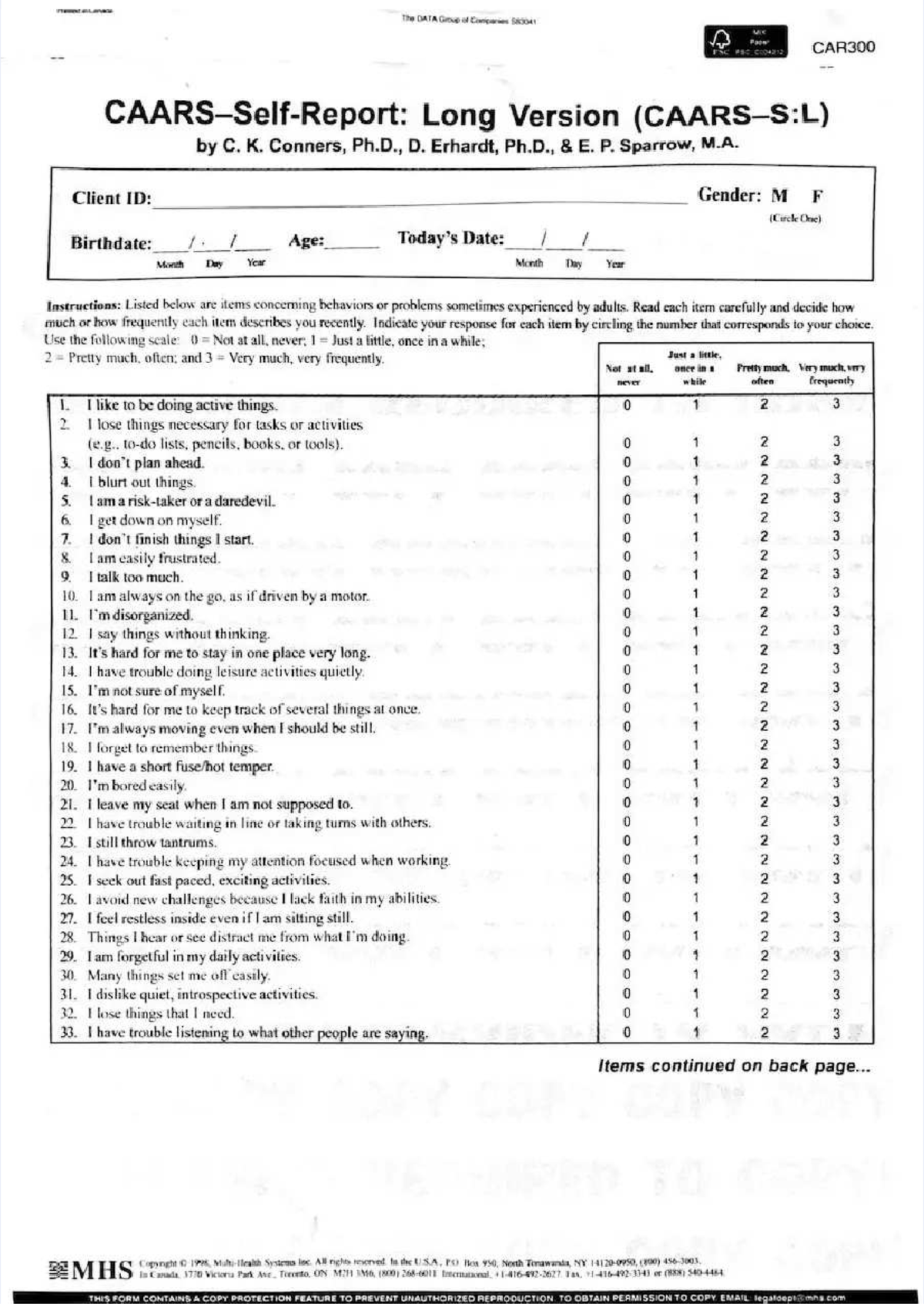 Pdf-caars-long-version compress - The DATA Group of Companies CAR300 ...