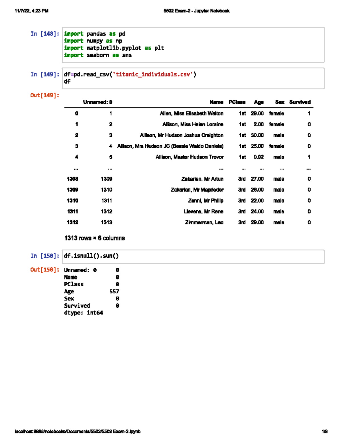 5502 Exam-2 - Assignmenet - INFO 5502 - Studocu