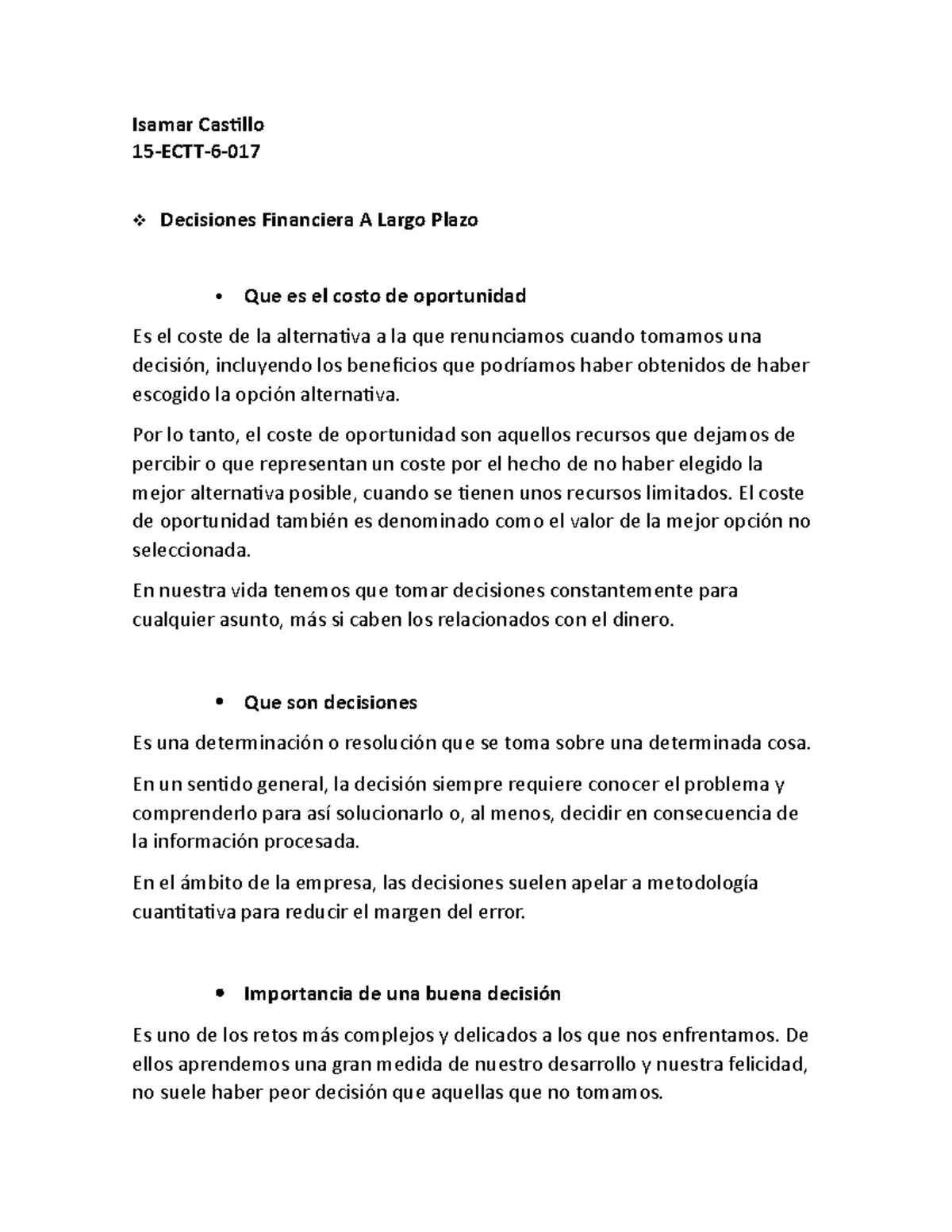 Funciones y Documentos de una Empresa - Isamar Castillo 15-ECTT-6 ...