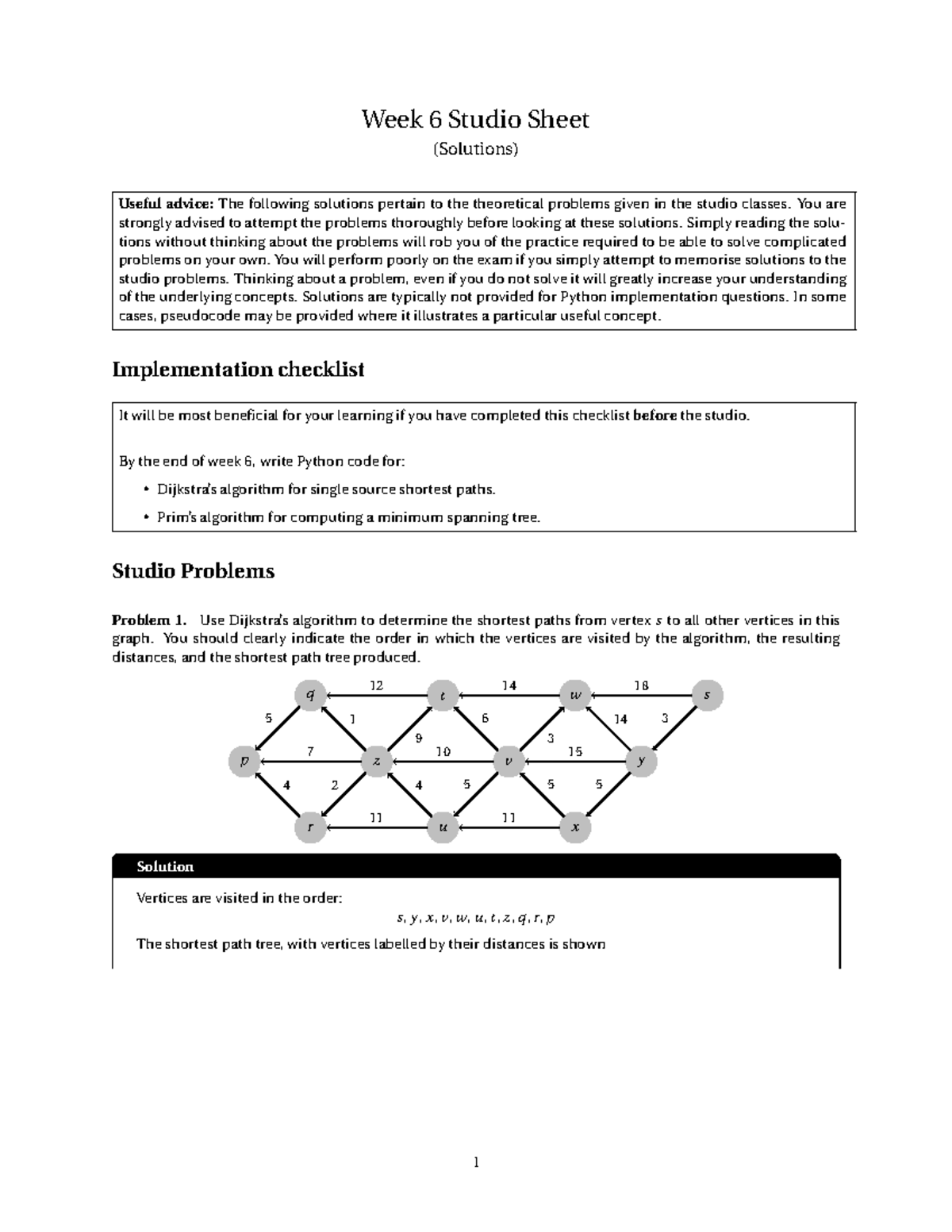 24week6-solutions - week 6 studio with complete question and solutions ...