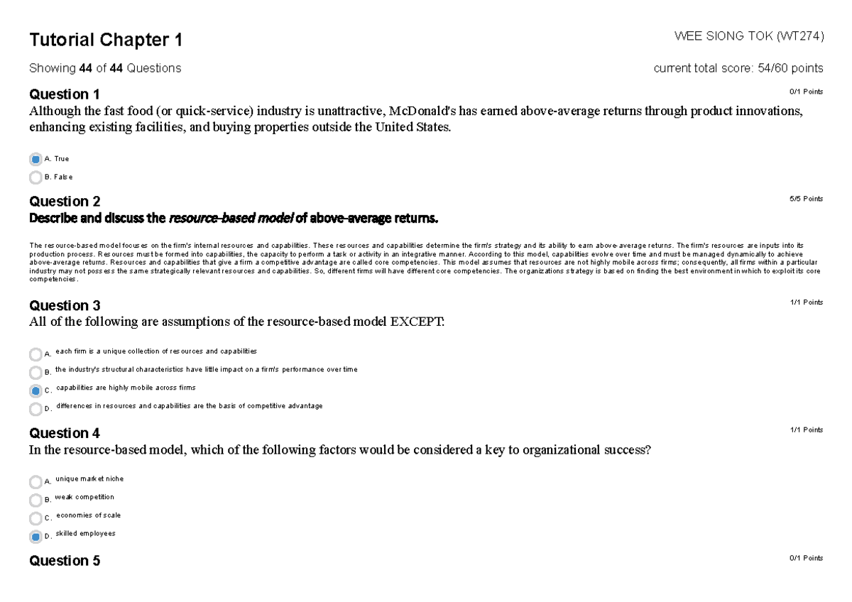 2021-05 BB309 Strategic Management - Course Networking T1 - Tutorial Chapter 1 WEE SIONG TOK ...