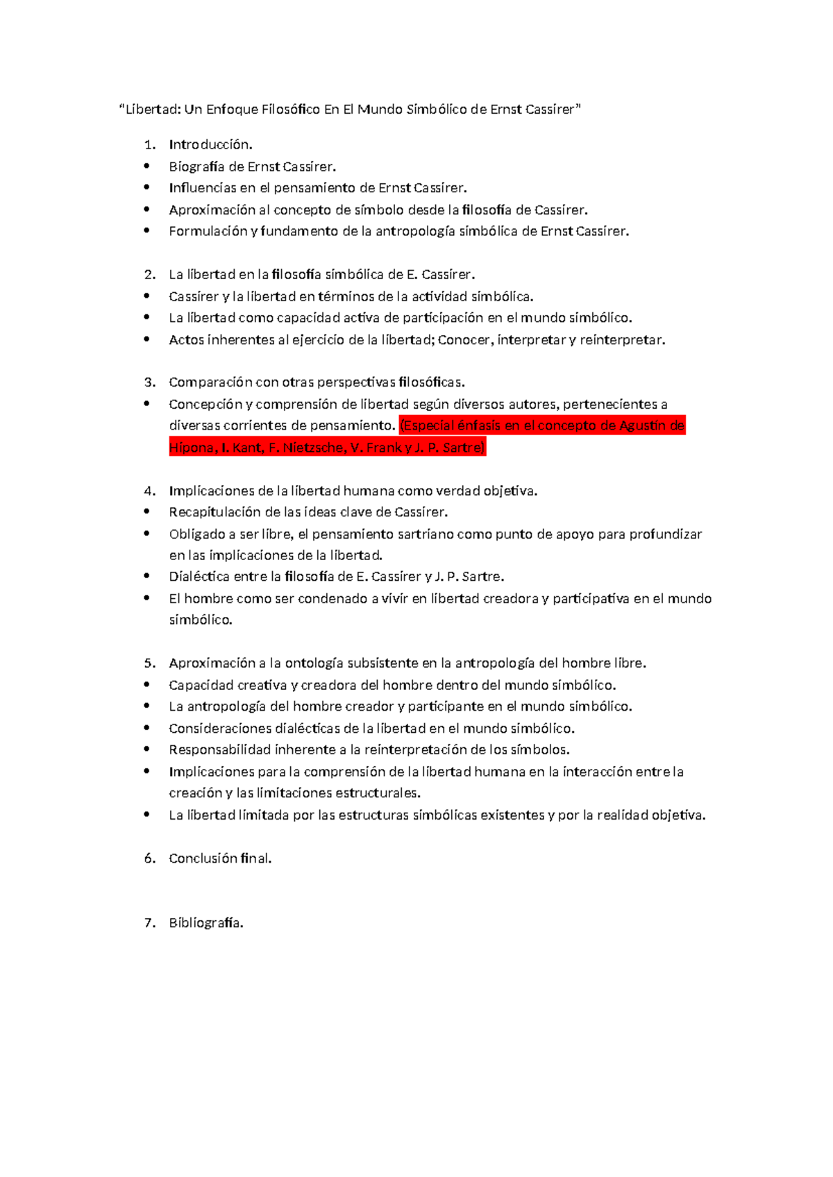 Esquema Cassirer - “Libertad: Un Enfoque Filosófico En El Mundo ...
