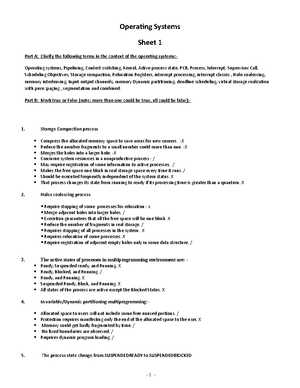 Chapter 3 - Operating Systems: Internals and Design Principles - Chapter 3 Processes description ...