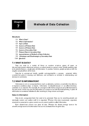 Research Methodology Module 8 - Structure: 8 Introduction 8 Stages of ...
