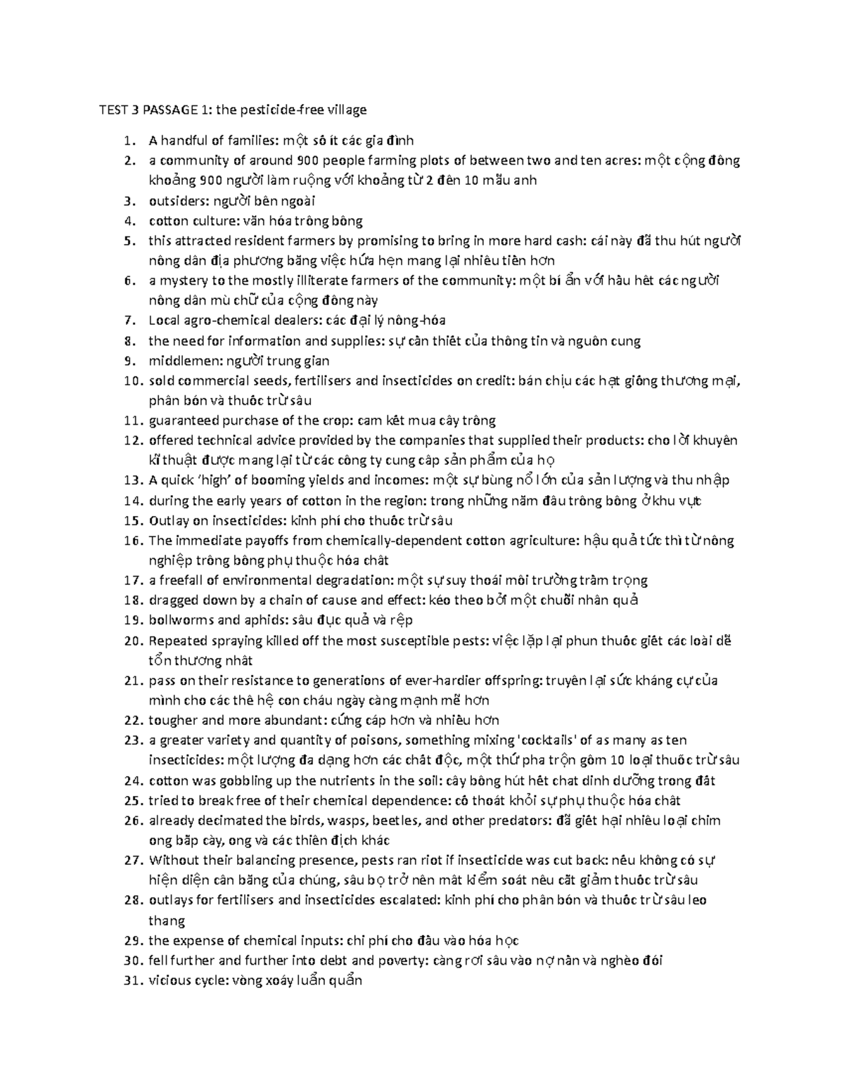 New Microsoft Word Document - TEST 3 PASSAGE 1: the pesticide-free ...