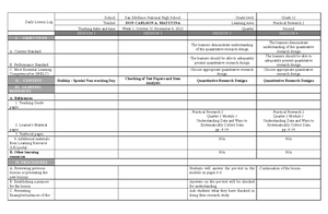 PR2 Quarter 2 WEEK 4 DLL - dll - Daily Lesson Log School: San Ildefonso ...