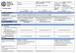 Part 1 mod 1 - module - Lesson 1: Components of the Educational Process ...