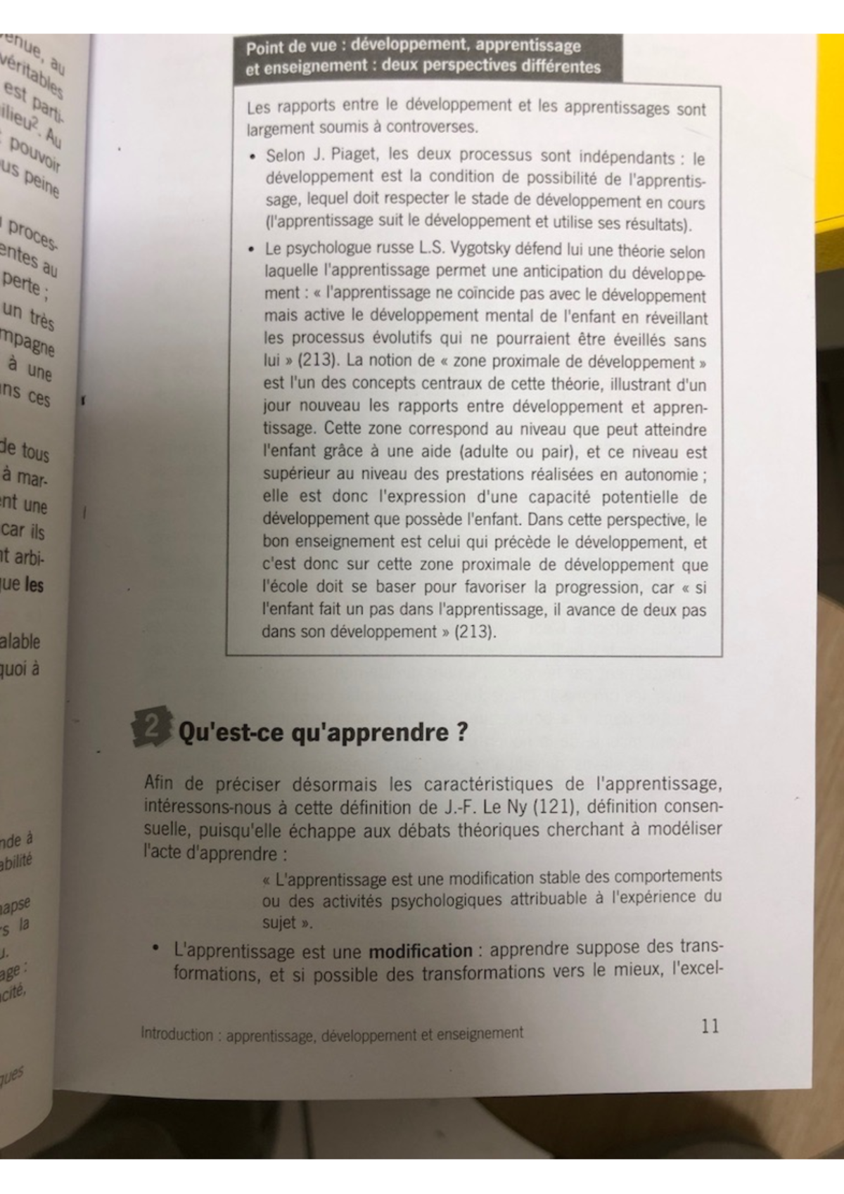 Apprentissage - Ecrit 2 (Leca) - Ecrit 1 CAPEPS - Studocu