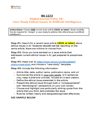 Infographic Assignment - Digital Reflection Journal Entry #5 ...
