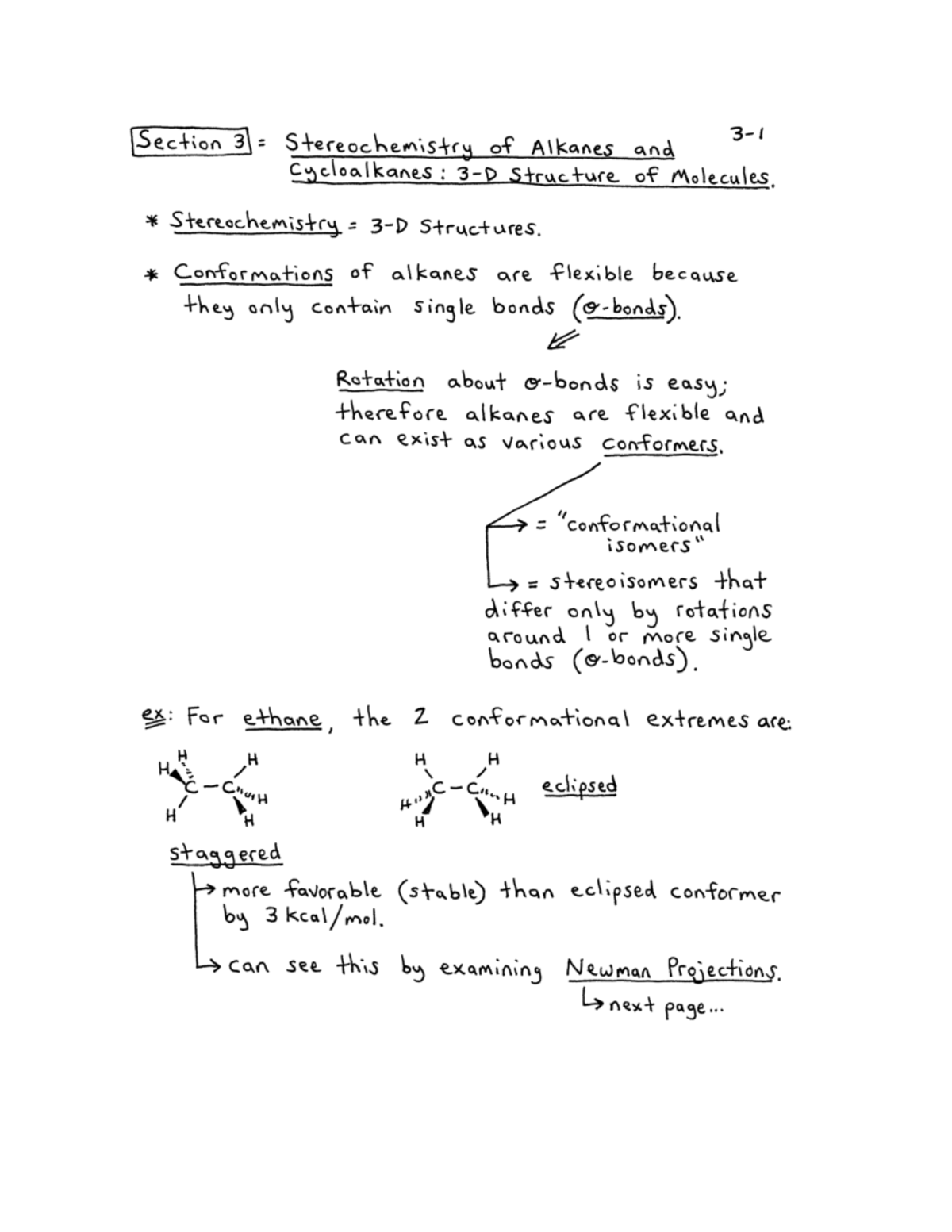 Sterochemistry of alkanes and cyloalkanes - CHM 251 - Studocu
