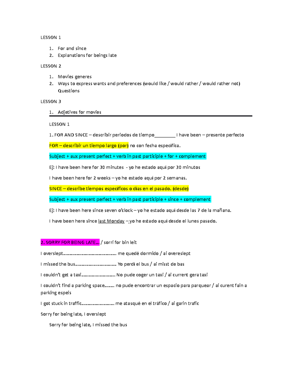 Estudio inglés - This is a english study about some topics and the way ...