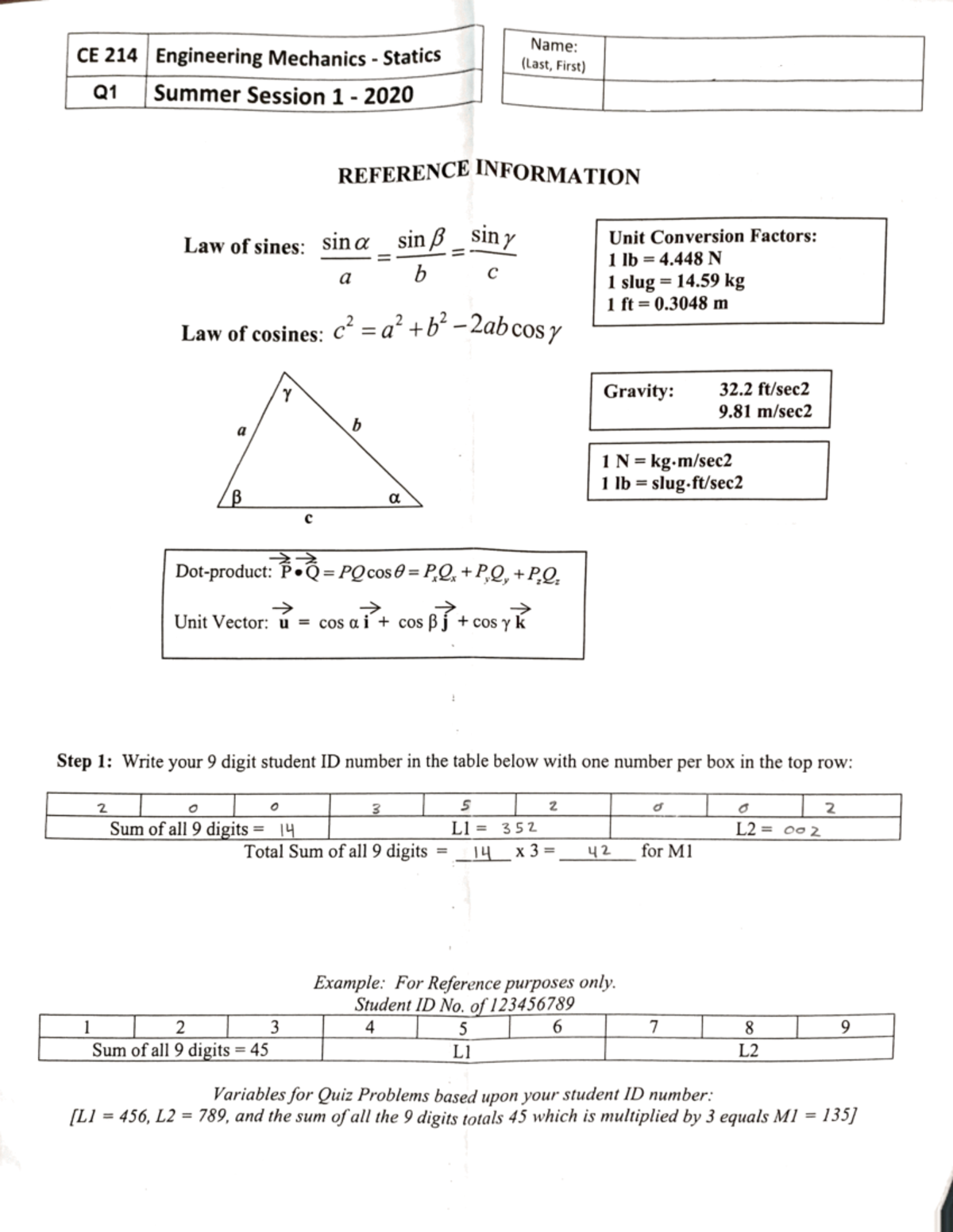 CE 214 Practice Quiz (Welton) - CE 214 - Studocu