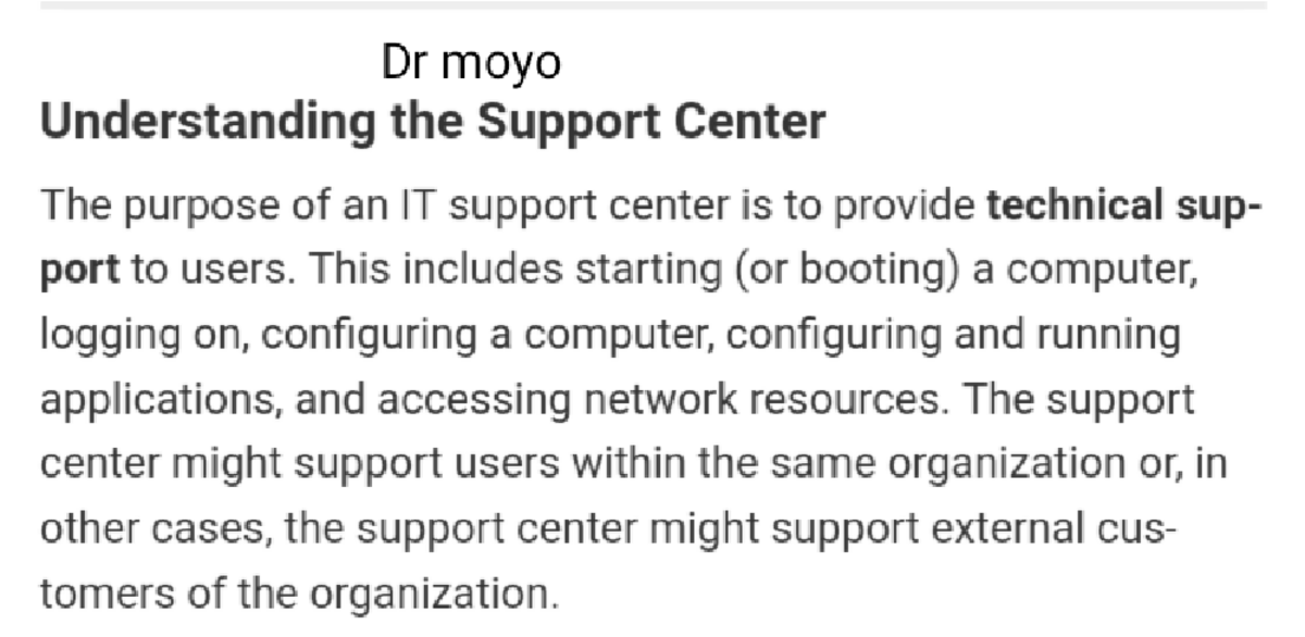 ITHD - It's an amazing material for information technology help desk ...