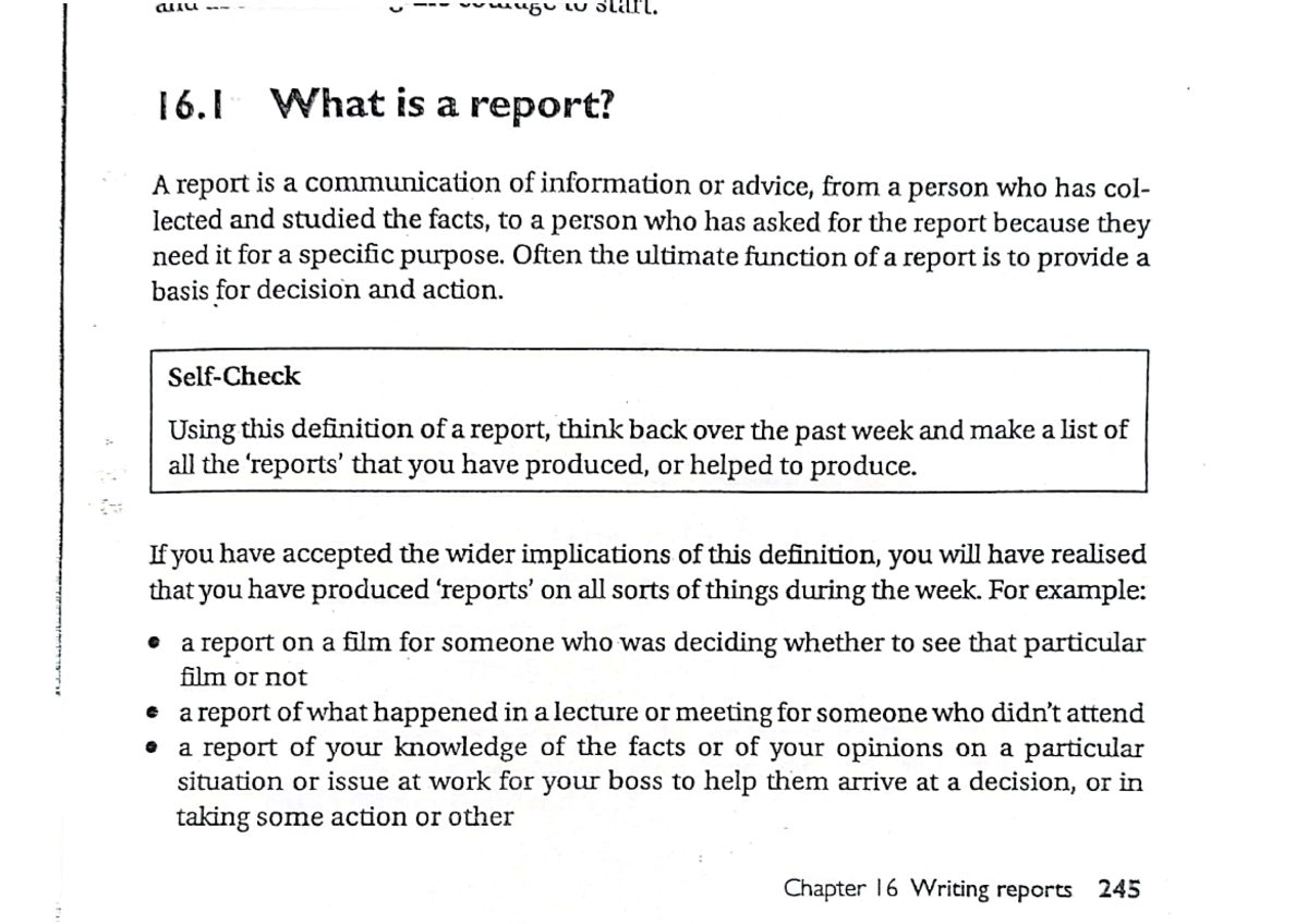Report Writing - Computer Science - Studocu