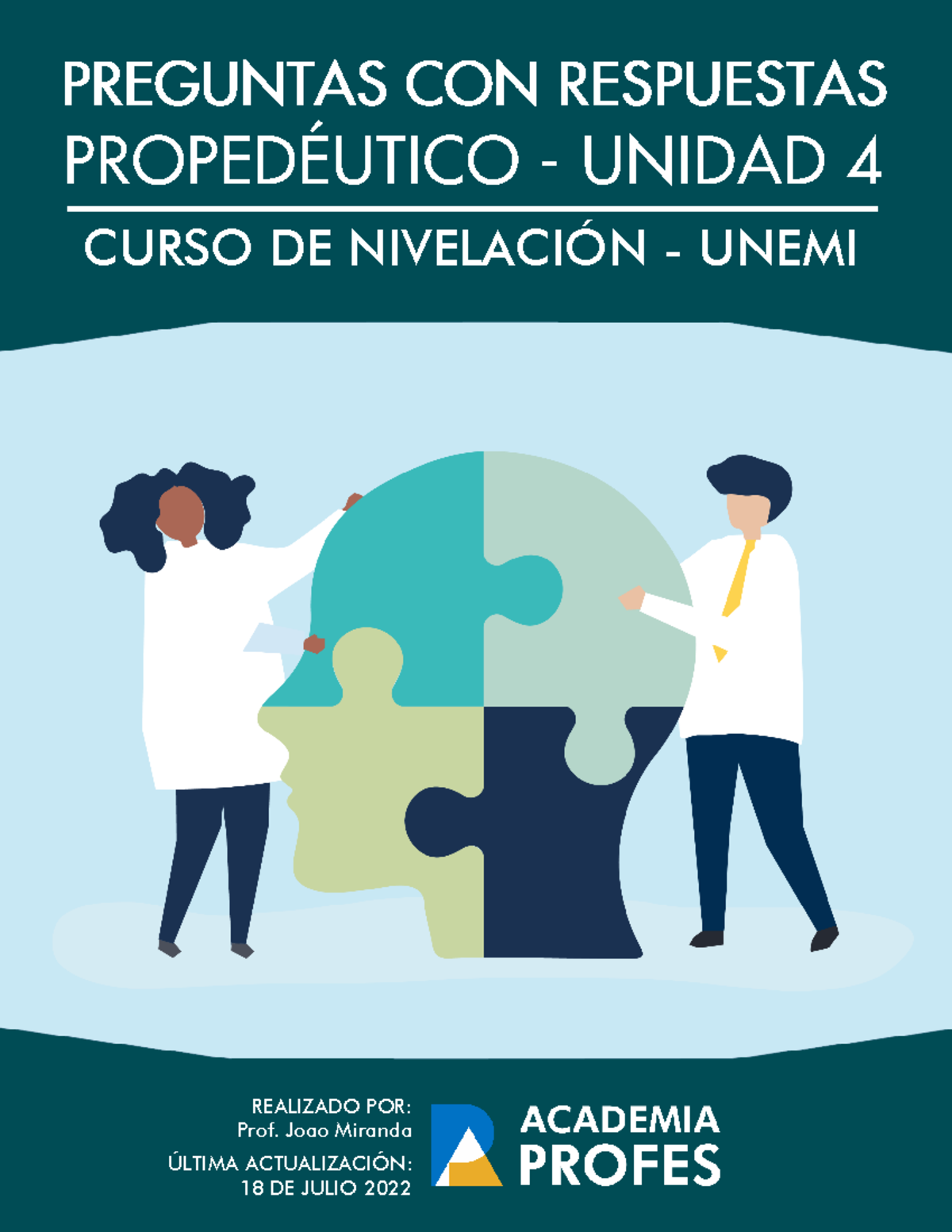 Academia Profes - Propedeutico Unidad 4 ( Preguntas ) - Con Respuestas ...