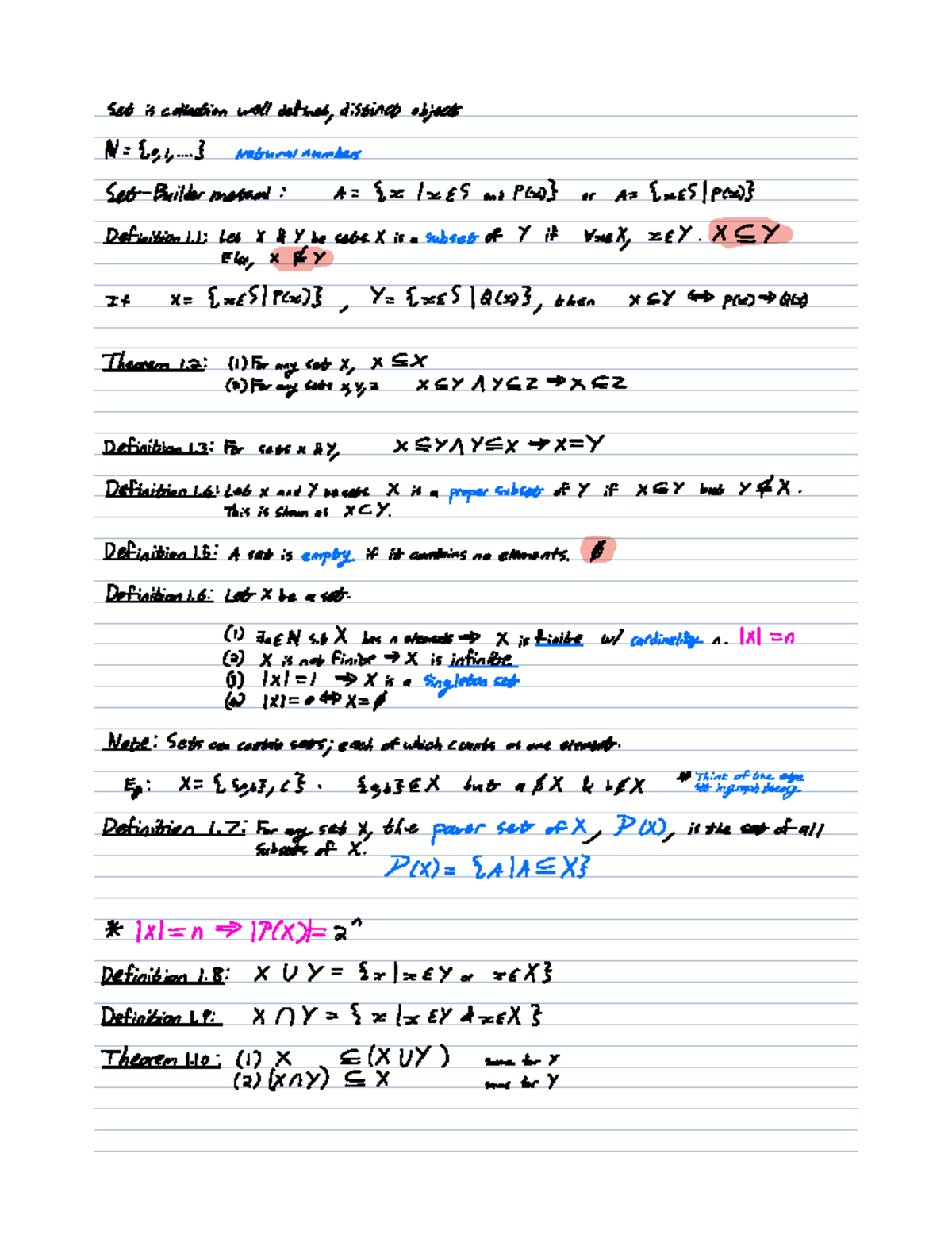 DCS Sets summaries - Setis collection well defined distinct objects N ...