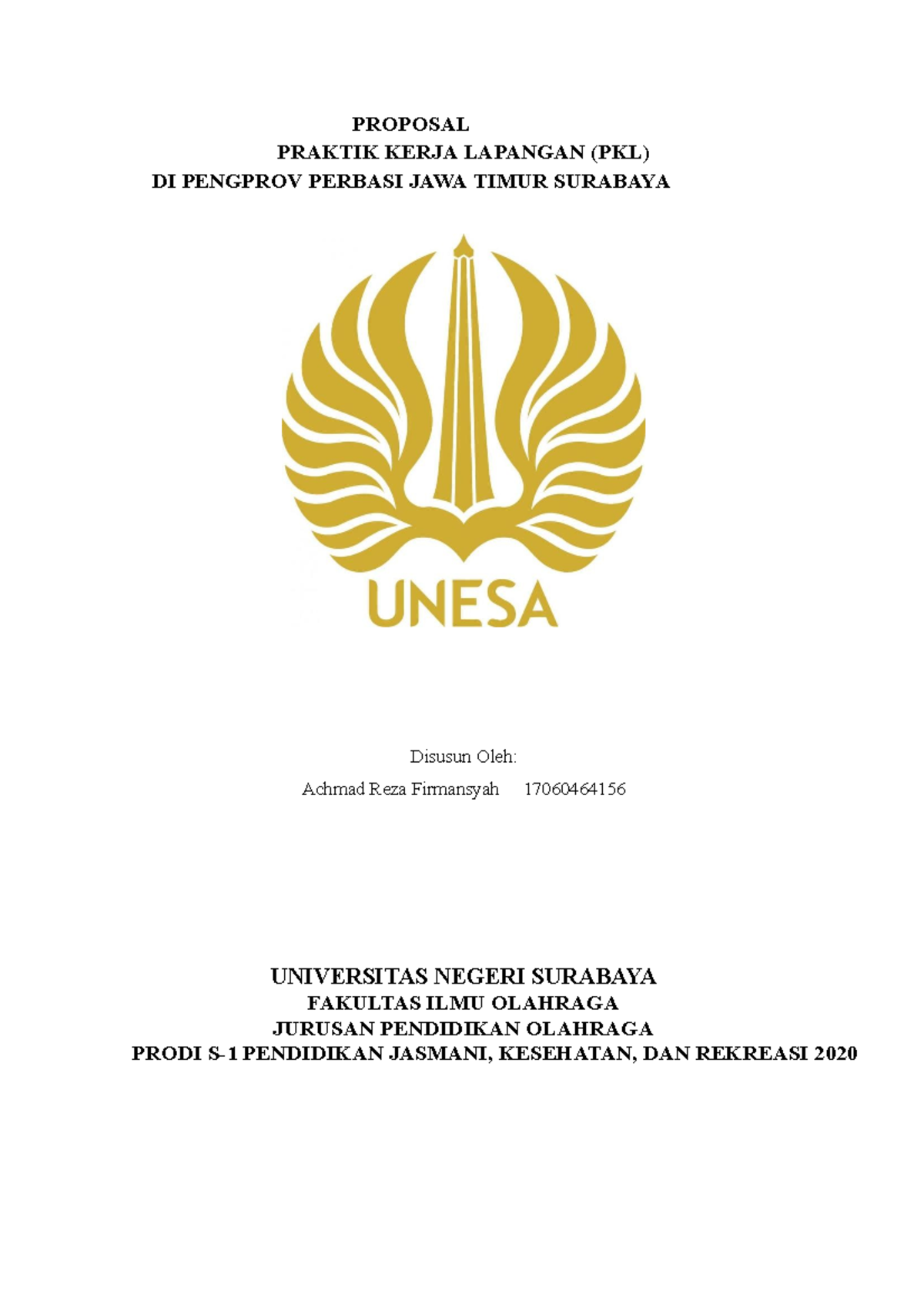 Pengprov Perbasi Jatim - PROPOSAL PRAKTIK KERJA LAPANGAN (PKL) DI ...