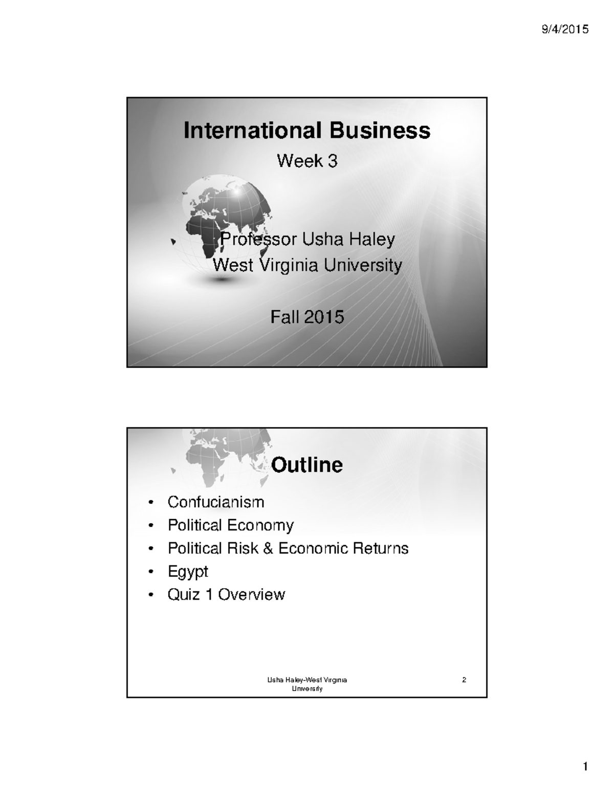 International Business International Bus - International ...